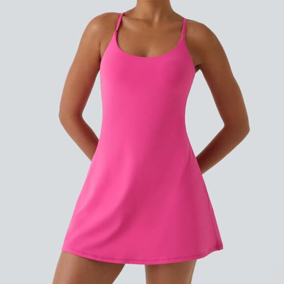 HALARA | Dresses | Halara Softlyzero Plush Backless Active Dresseasy ...